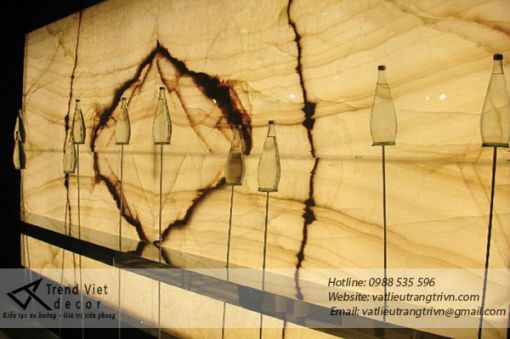 Backlit stone veneer- Vật liệu trang trí đẳng cấp thế giới Trend Việt.
